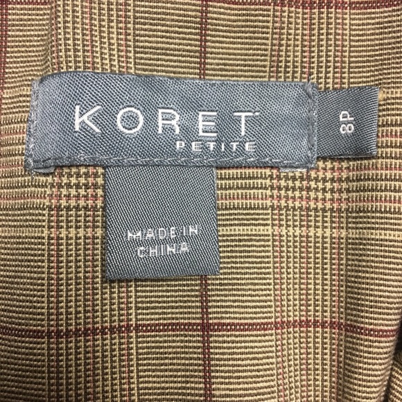 Koret | Jackets & Coats | Koret Plaid Career Blazer | Poshmark